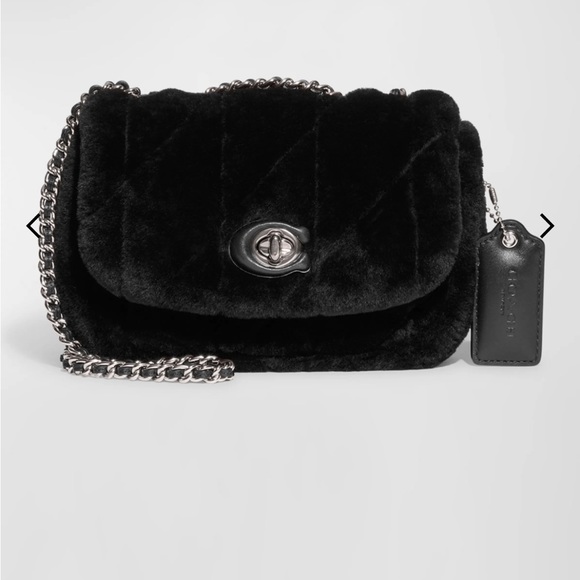 Coach | Bags | Coach Pillow Madison 8 Quilted Shearling Shoulder Bag ...